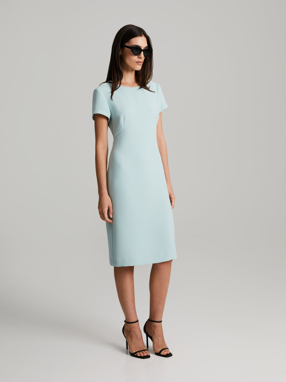 Alycia Light Blue Dress - Andiata – Andiata