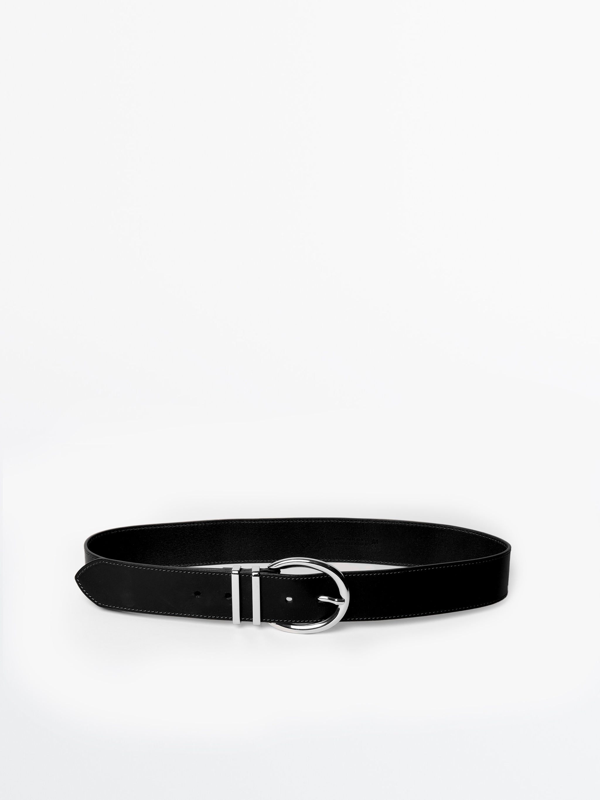 Caryn Black Leather Belt – Andiata – Andiata