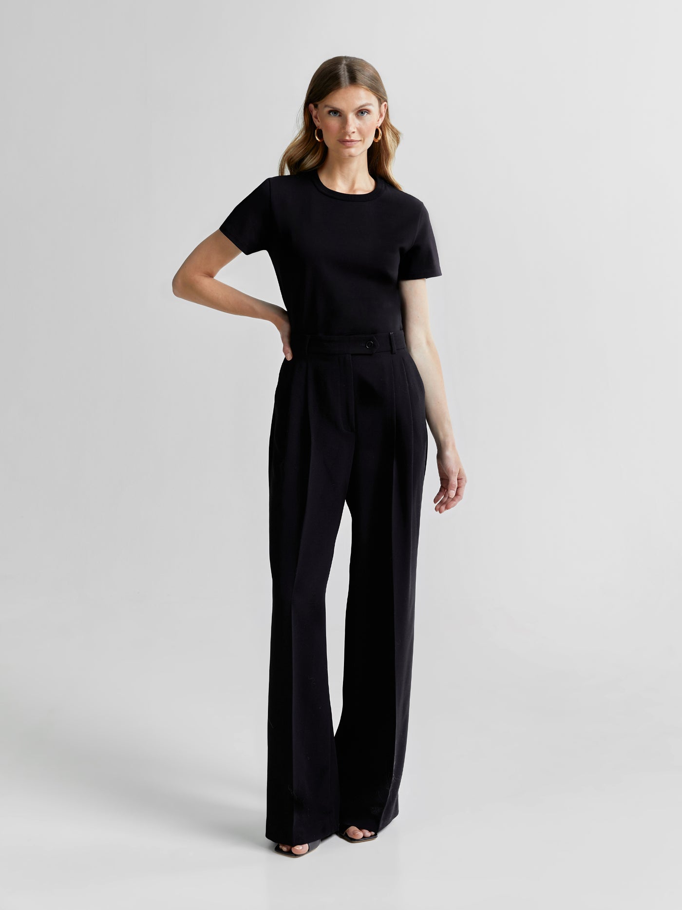 Gytta Black Trousers - Andiata – Andiata