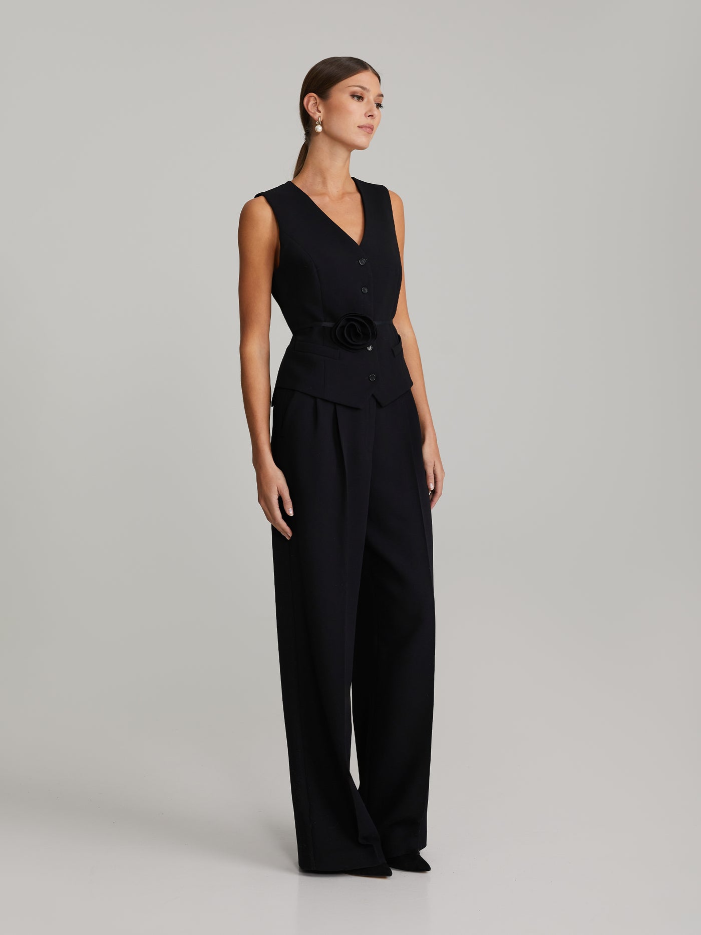 Gytta Black Trousers - Andiata – Andiata