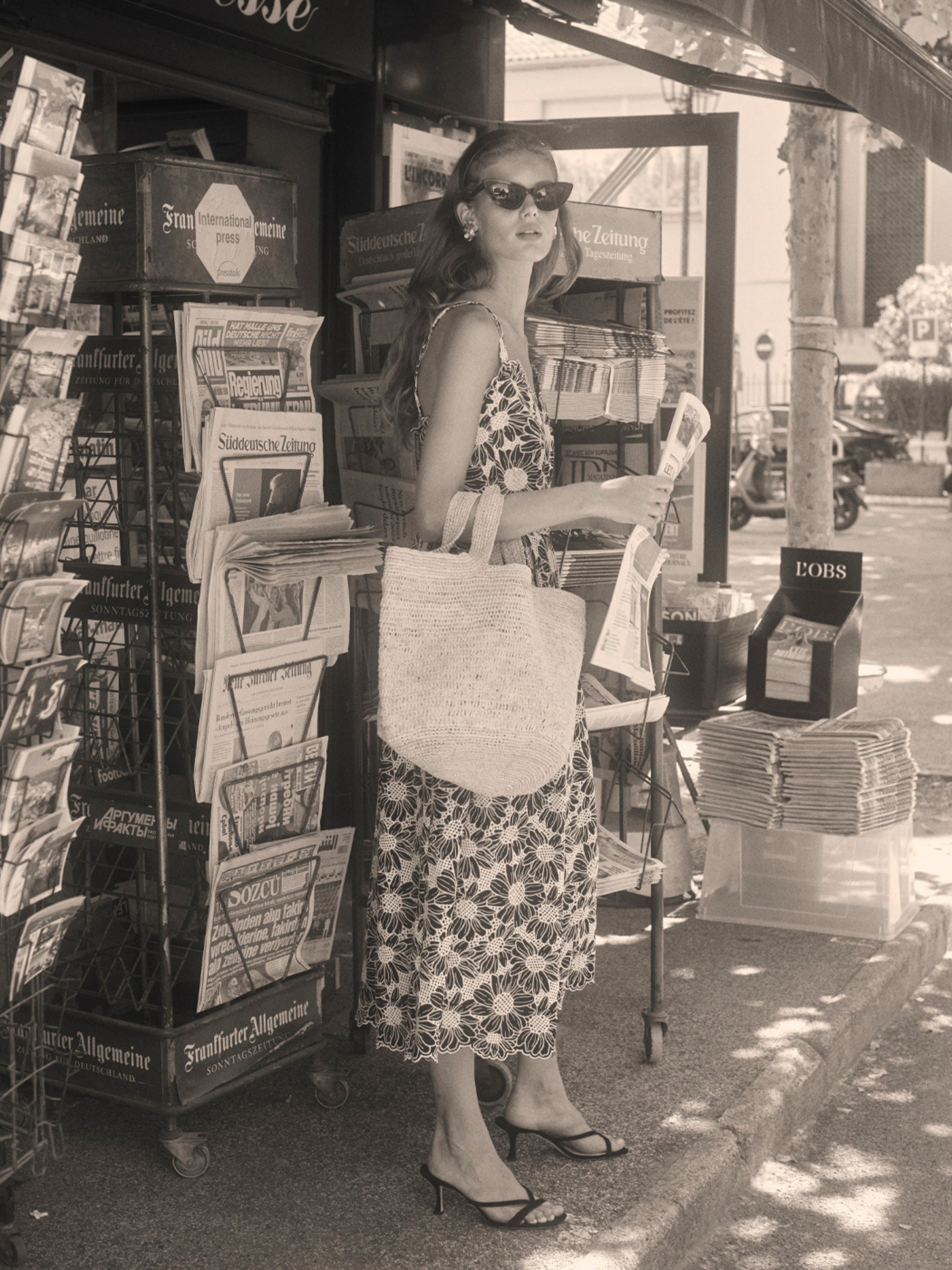 Comine Neutral Straw Bag - Andiata – Andiata