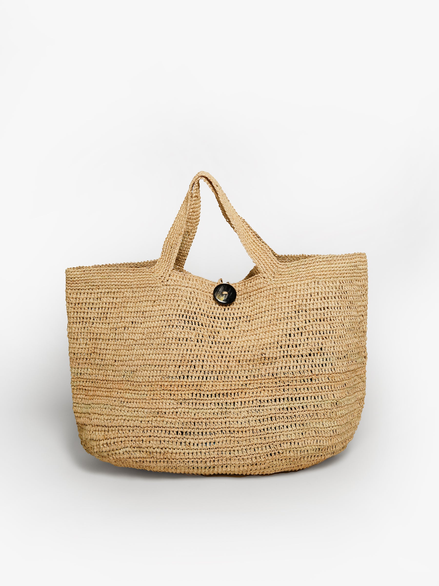Comine Neutral Straw Bag - Andiata – Andiata