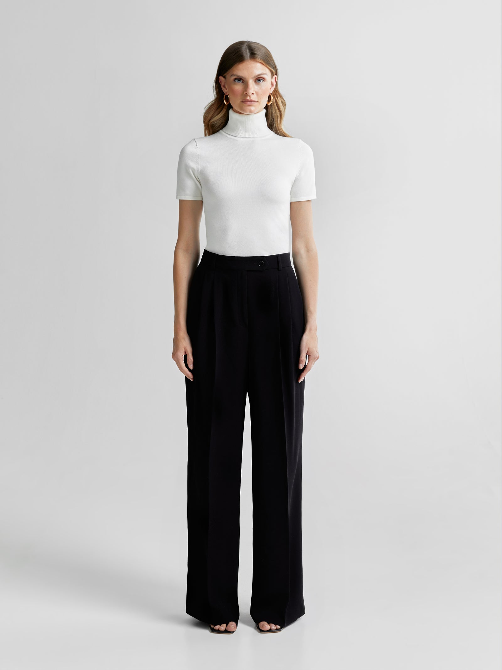 Gytta Black Trousers - Andiata – Andiata